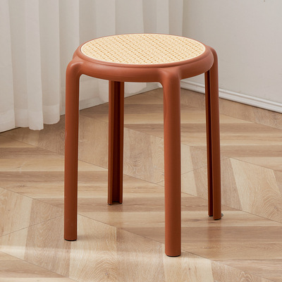 Alaska Stackable Stool - Amber, HV Basic Storage & Accent Furniture ...