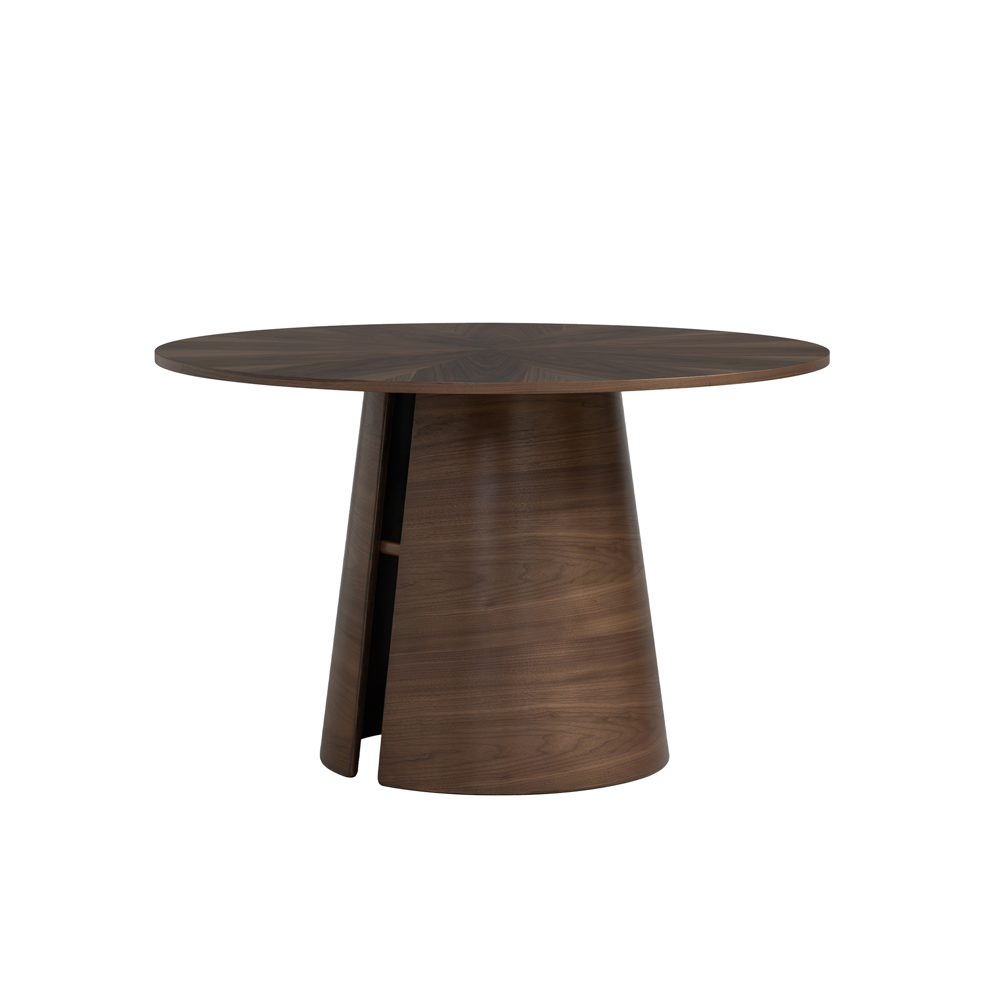 Orla Round Dining Table 1.2m, Walnut Dining Tables by HipVan | HipVan