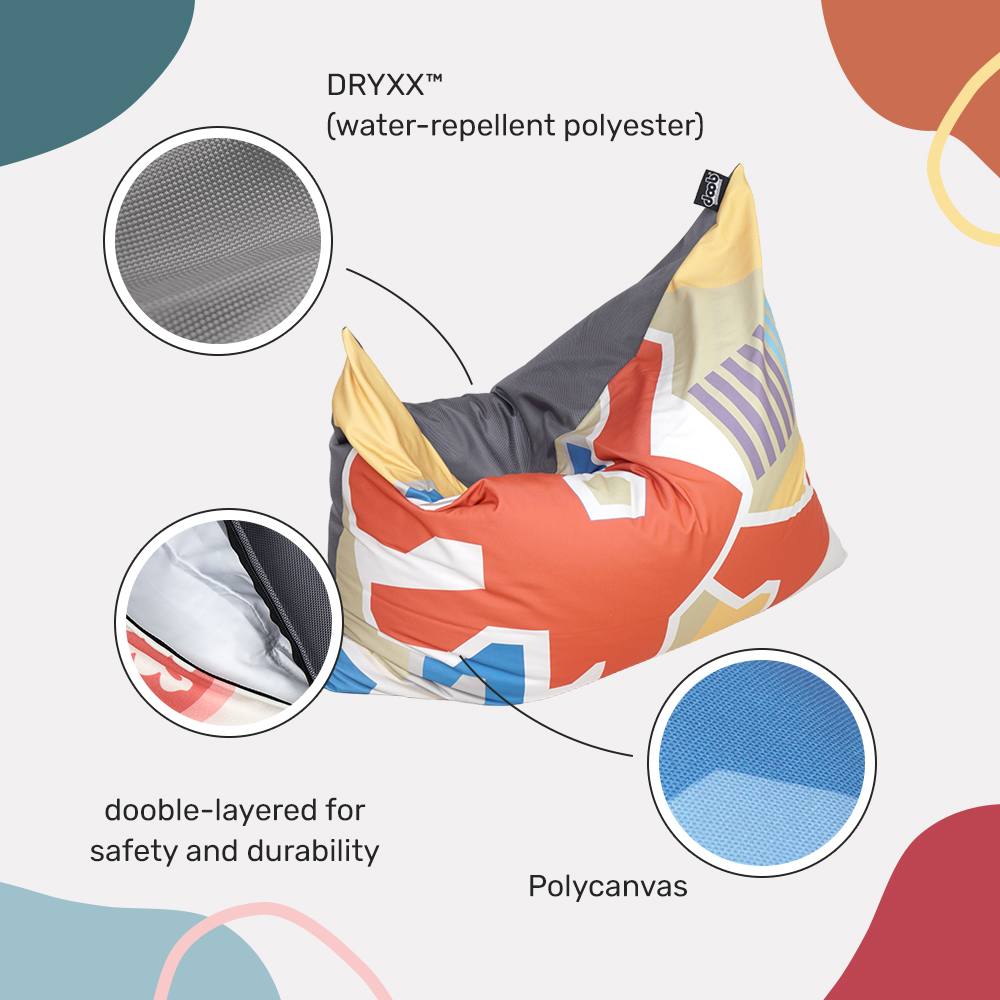 Doob Plopsta' Heritage Collection - Pau, doob® Bean Bags | HipVan