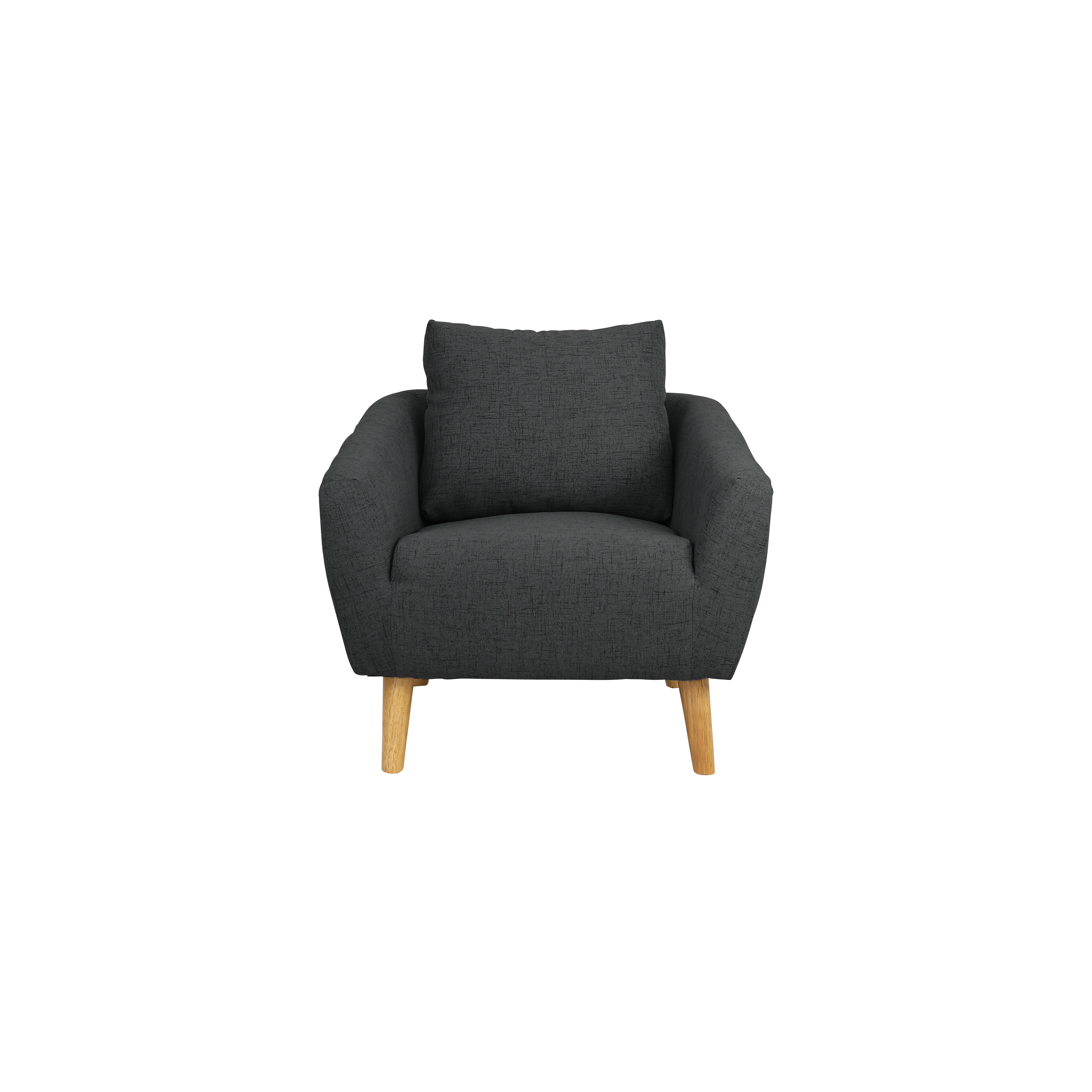 Hana Armchair - Charcoal, Hana by HipVan | HipVan