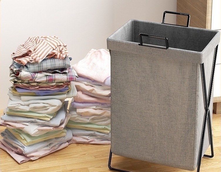 Nikki Laundry Basket - Black, Laundry Baskets by HipVan | HipVan