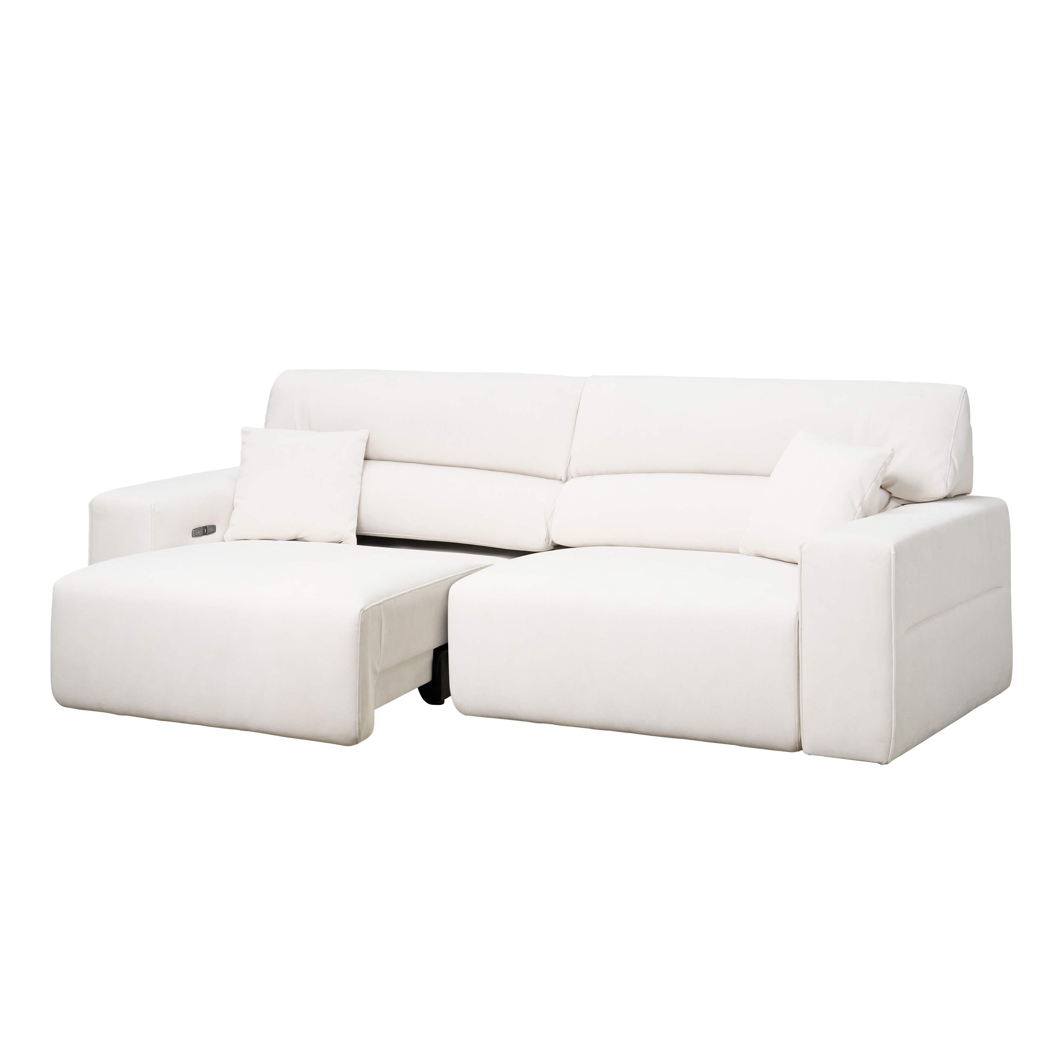 Forte 4 Seater Power Sliding Extension Sofa - Pearl River (Scratch ...