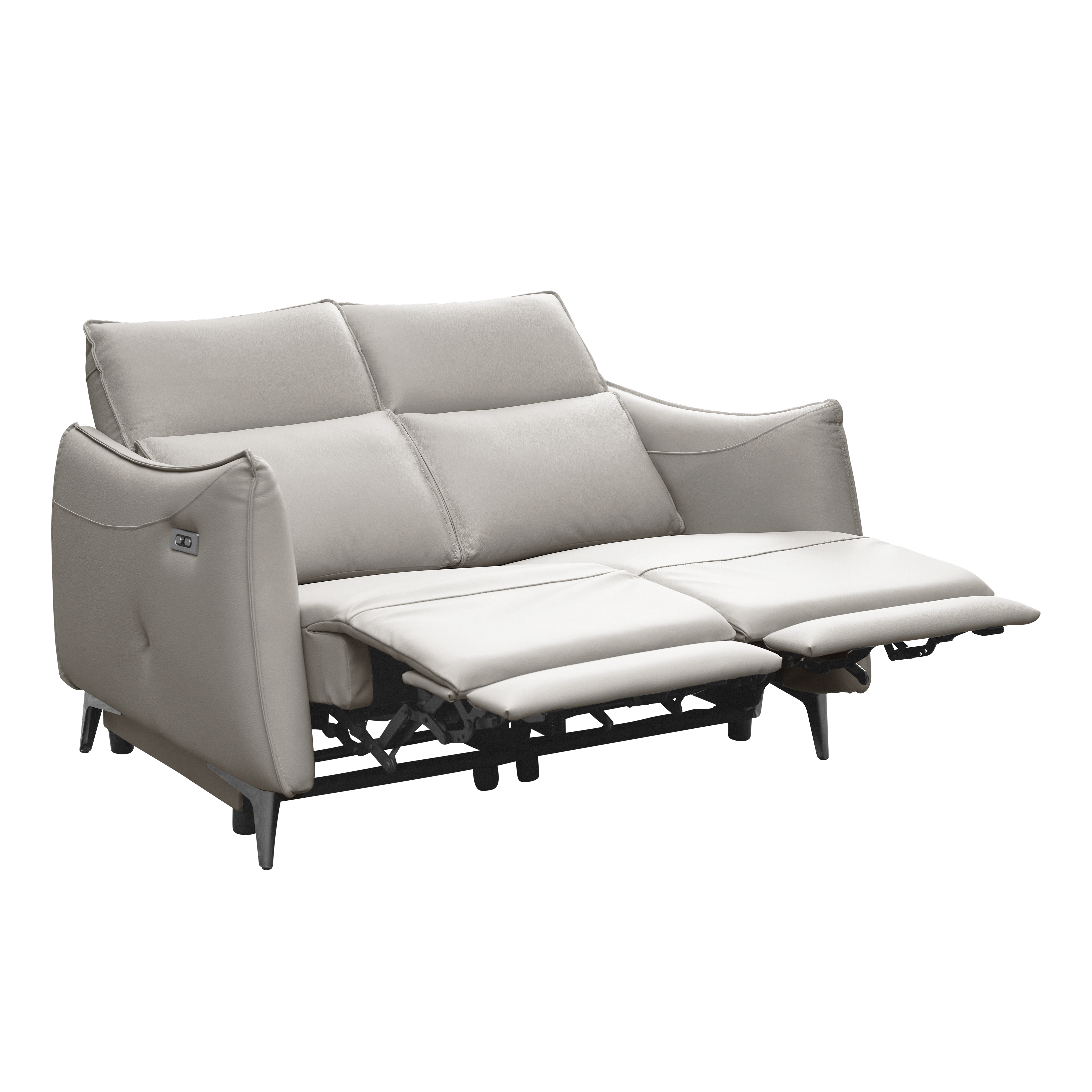 Buy 2 Seater Sofa in Singapore: Two Seater Leather Loveseat Sofa