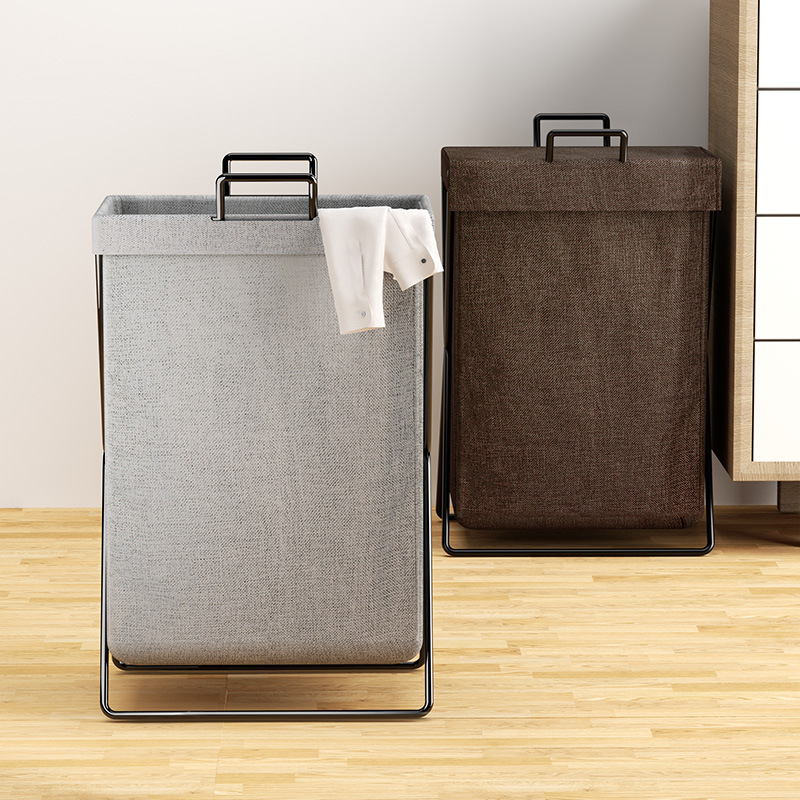 Nikki Laundry Basket - Brown, Laundry Baskets by HipVan | HipVan