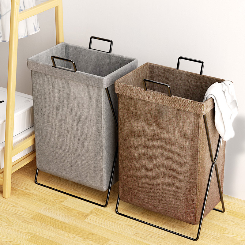 Nikki Laundry Basket - Brown, Laundry Baskets by HipVan | HipVan