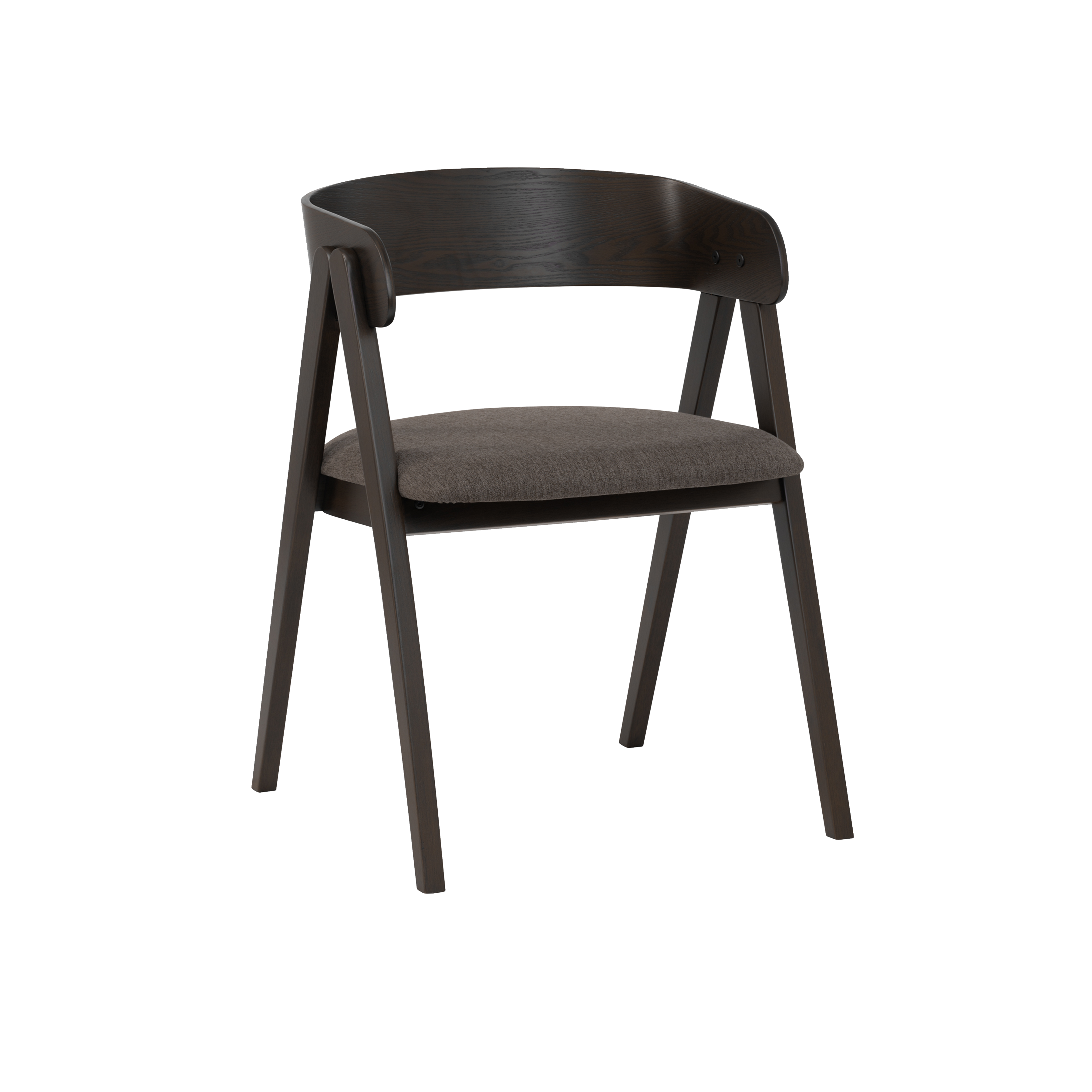 Melda Dining Armchair - Chestnut, HV Modern Dining Tables & Chairs | HipVan