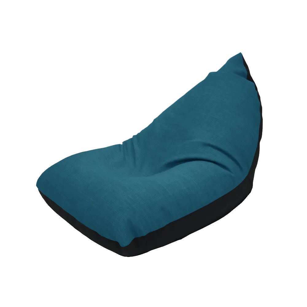 Doodle Triangle Bean Bag - Blue, Zest Livings | HipVan