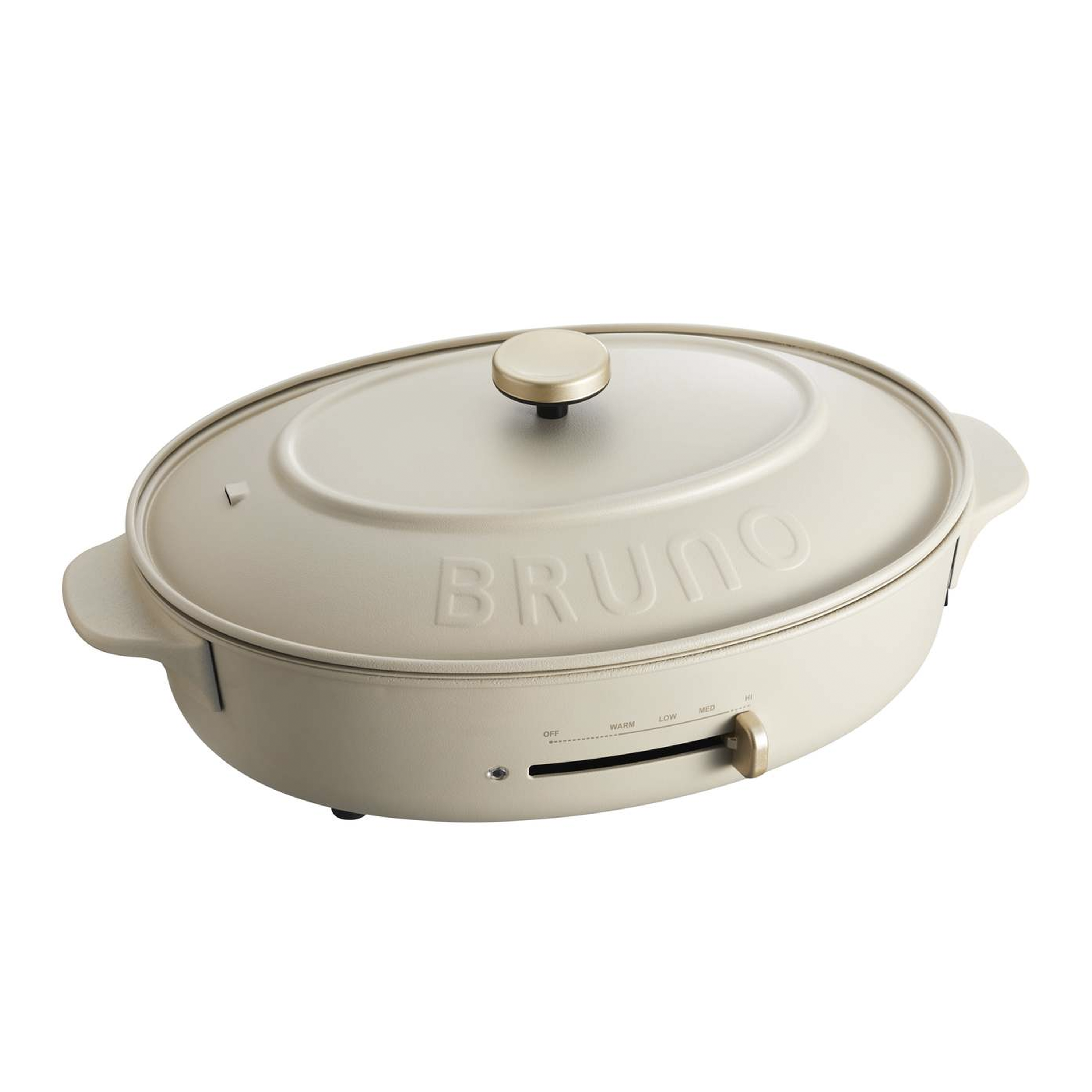 BRUNO Oval Hotplate - Rose Milk Tea, BRUNO Hotplates | HipVan