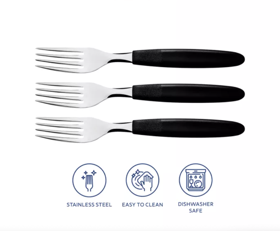 Ipanema 3-Pc Dinner Fork Set, Tramontina | HipVan