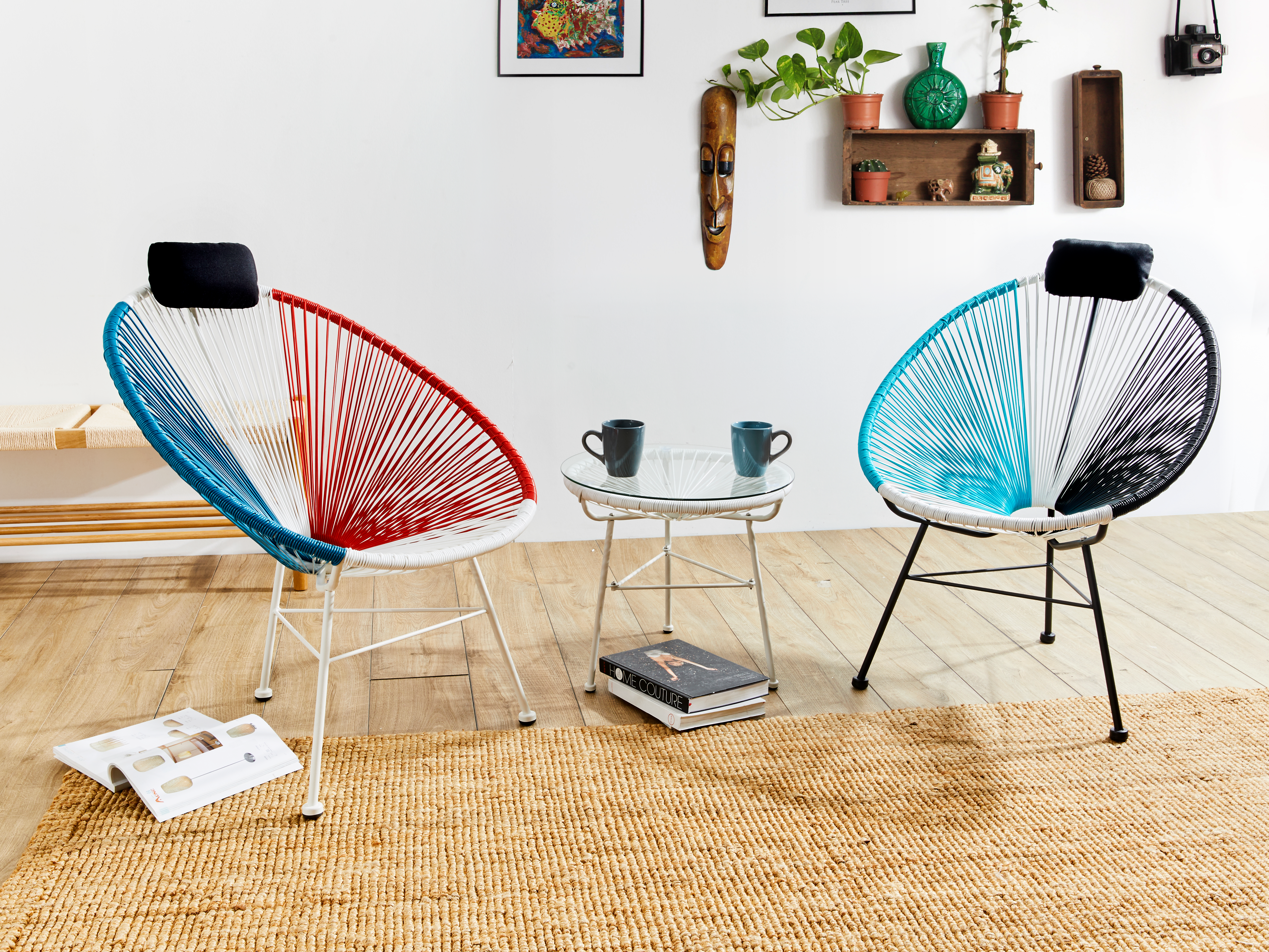 Acapulco Side Table - Black, Acapulco by HipVan | HipVan