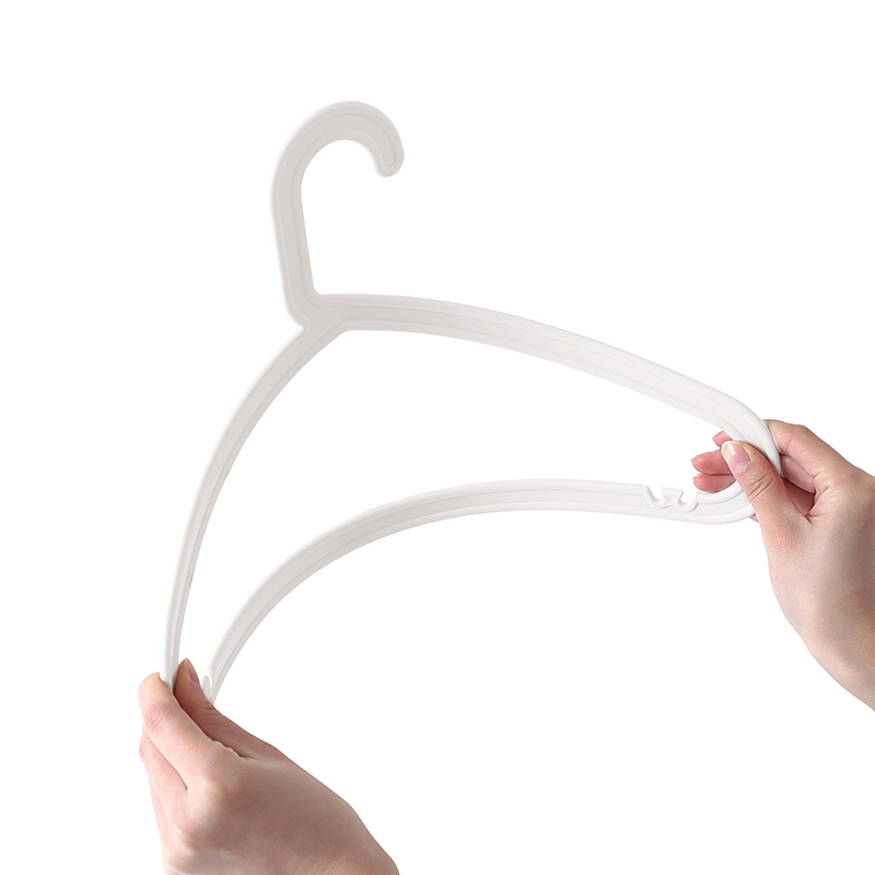 Zoe Plastic Hanger - White, Wardrobe Organisers by HipVan | HipVan