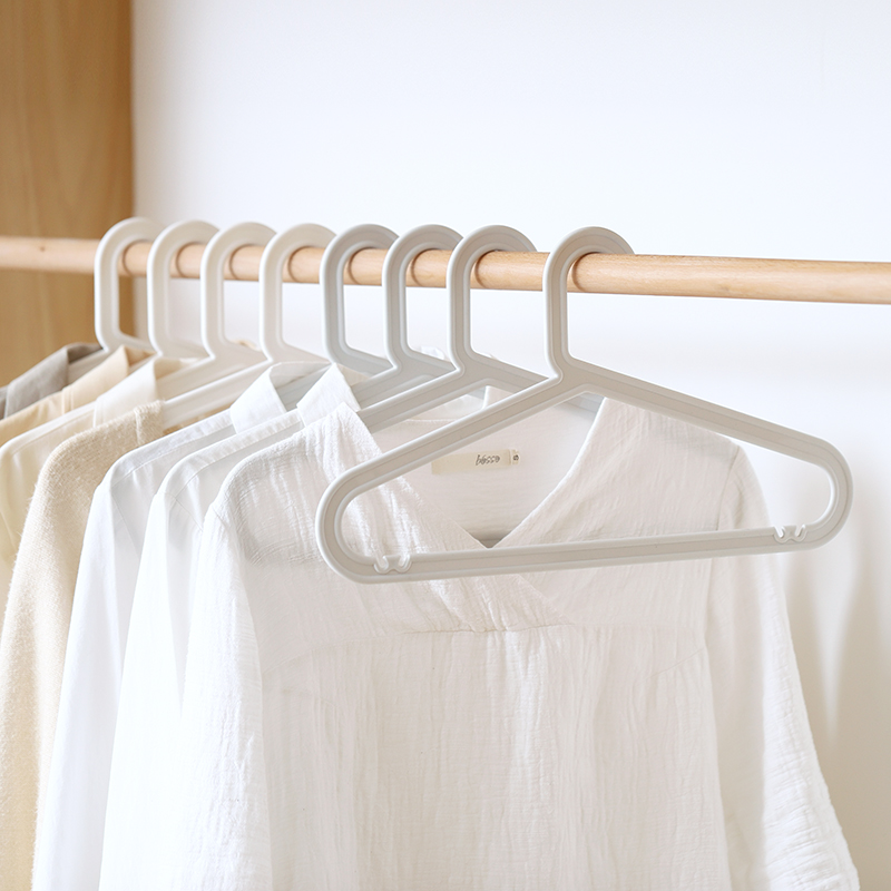 Zoe Plastic Hanger - Black, Wardrobe Organisers by HipVan | HipVan