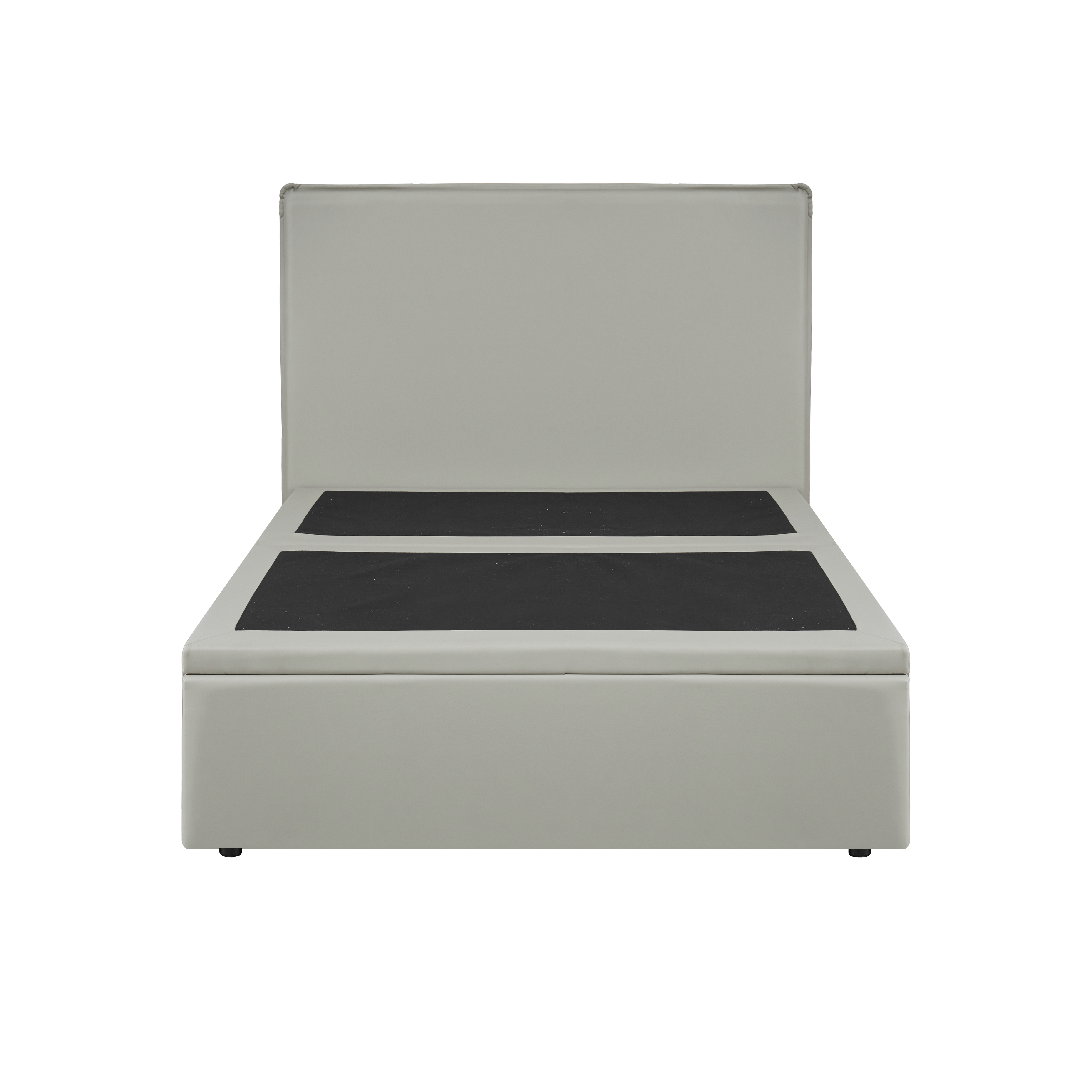 Arthur Super Single Storage Bed - Oslo Grey (Faux Leather), Arthur by ...