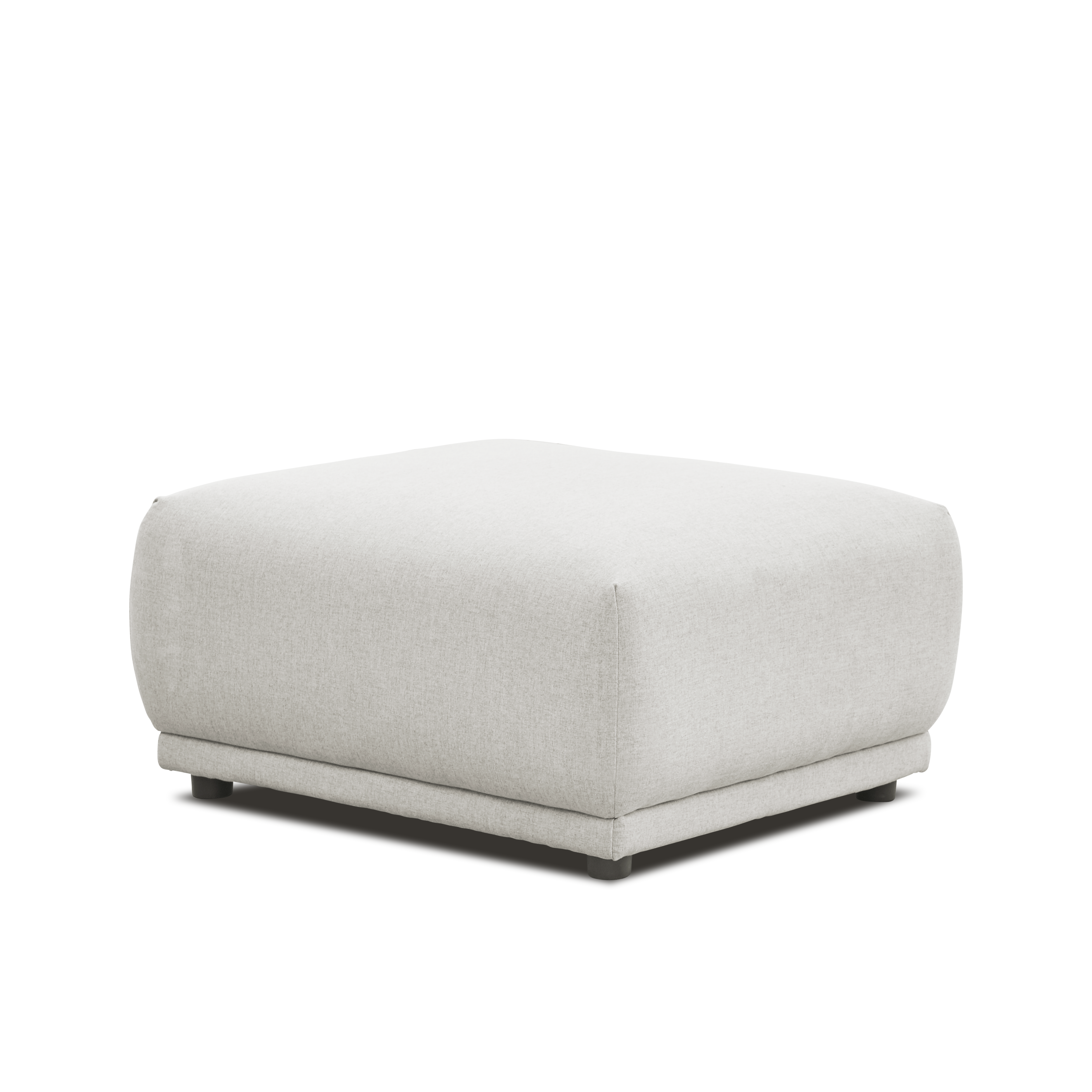 Milan Ottoman - Ivory (Fabric), Milan by Hipvan | HipVan