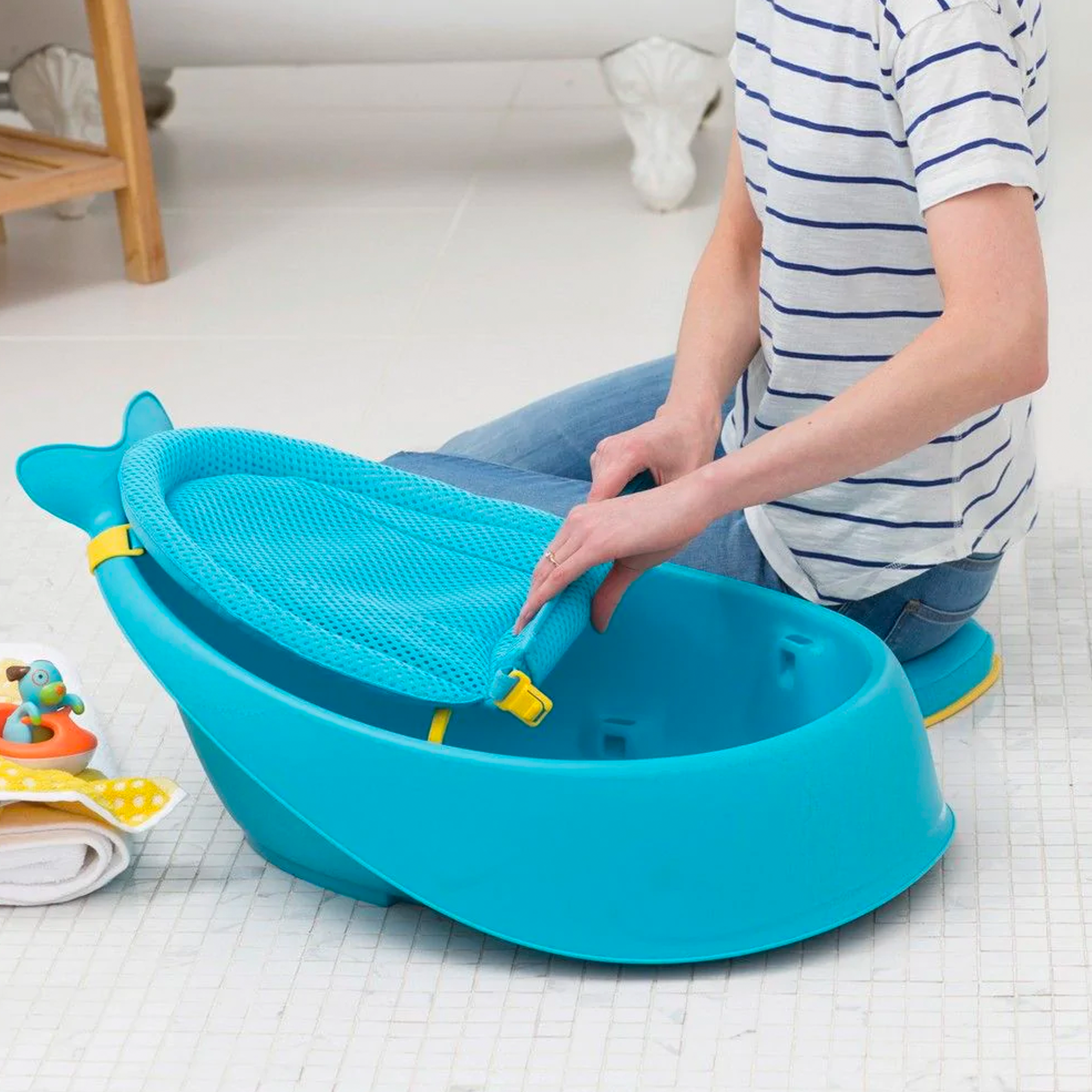 Skip Hop Moby Smart Sling 3 Stage Bath - Blue, Skip Hop Kids Lifestyle ...