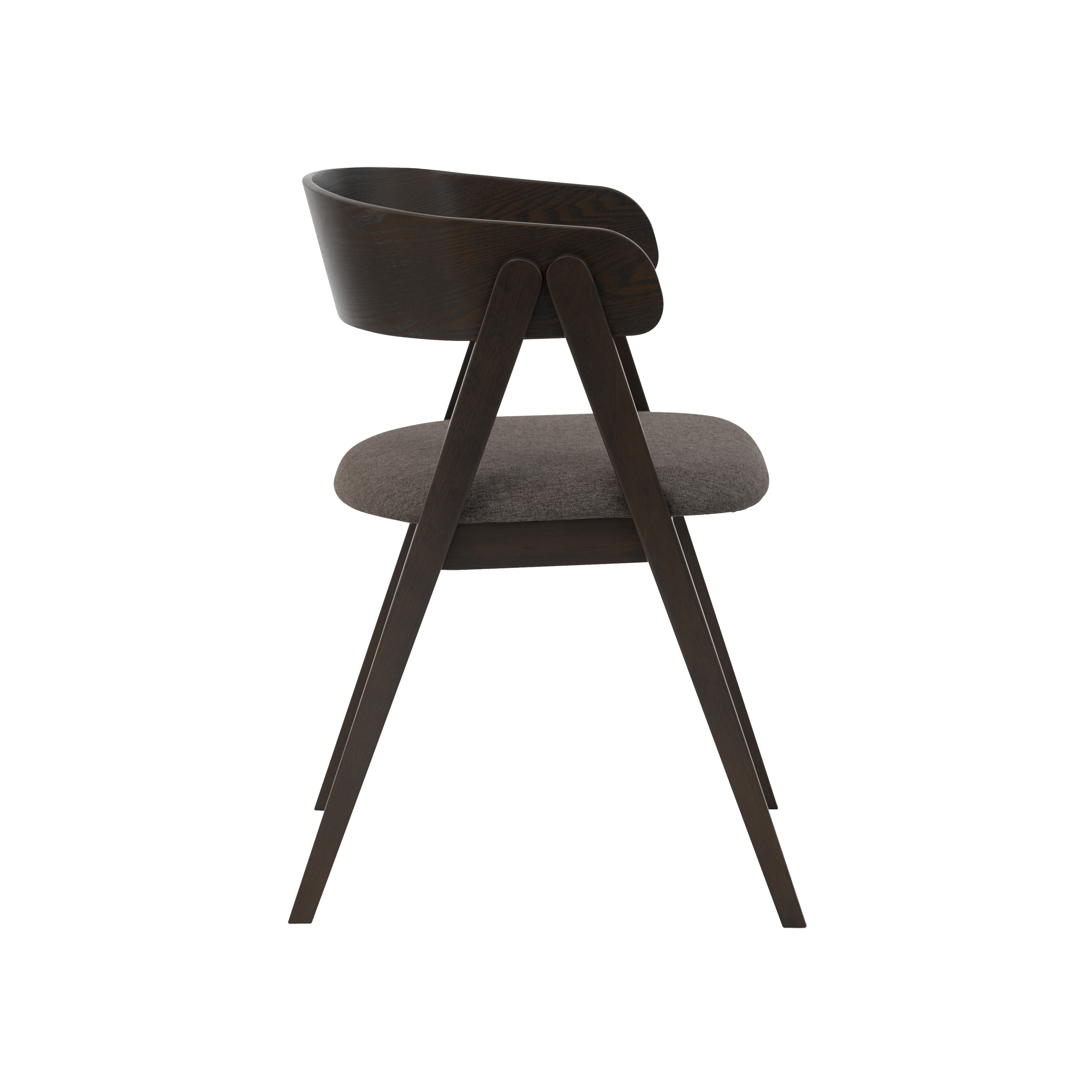 Melda Dining Armchair - Chestnut, HV Modern Dining Tables & Chairs | HipVan