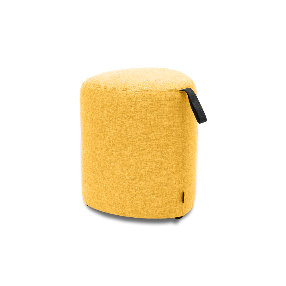 Poole Ottoman - Yellow (2 Sizes), Only Zest | HipVan