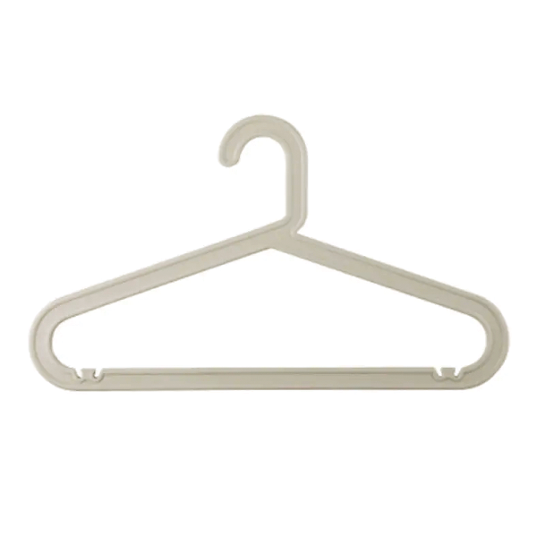 Zoe Plastic Hangers (Set of 10) - Black, Wardrobe Organisers by HipVan ...