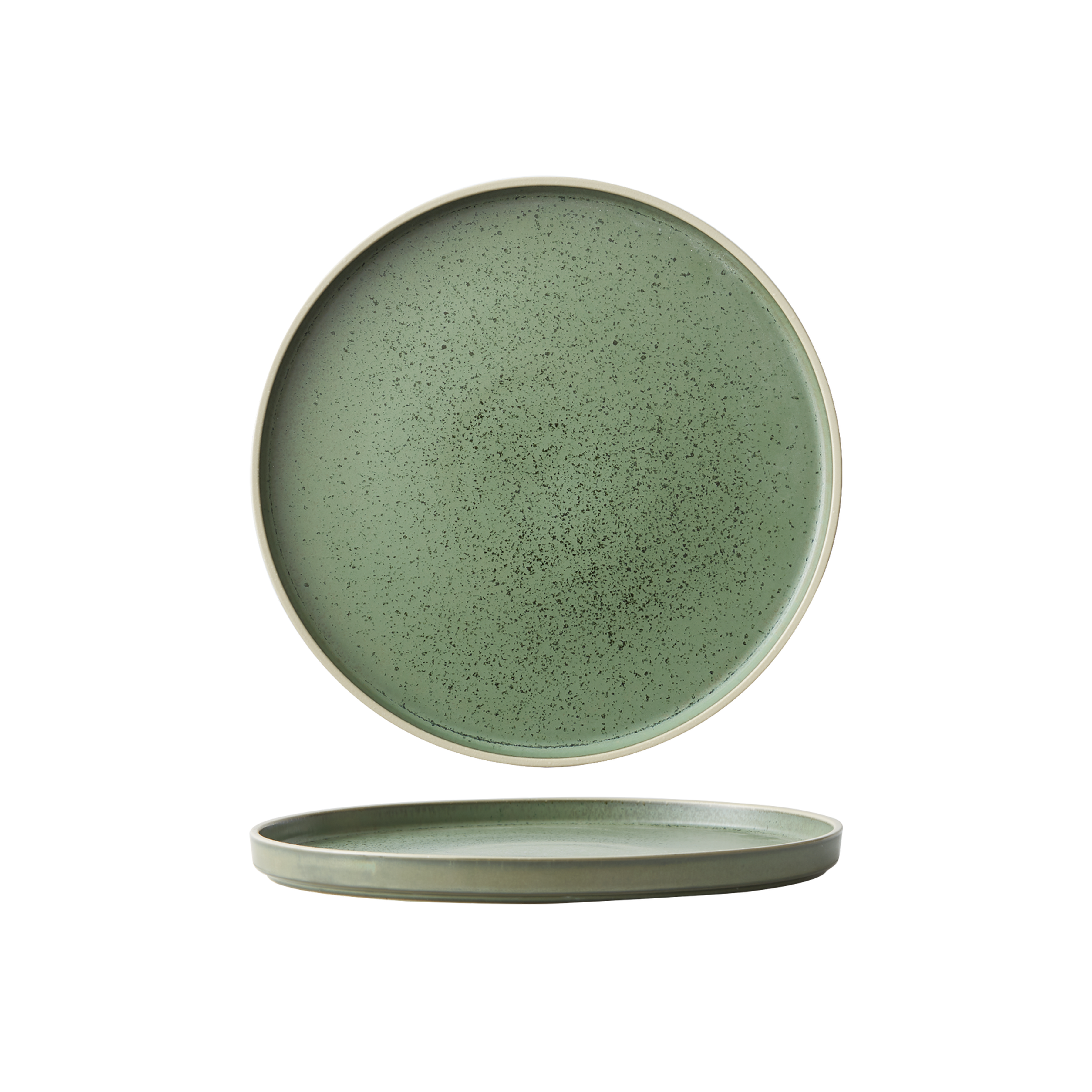 Luzerne Mod Round Coupe Plate - Smoky Basil (3 Sizes), Luzerne | HipVan
