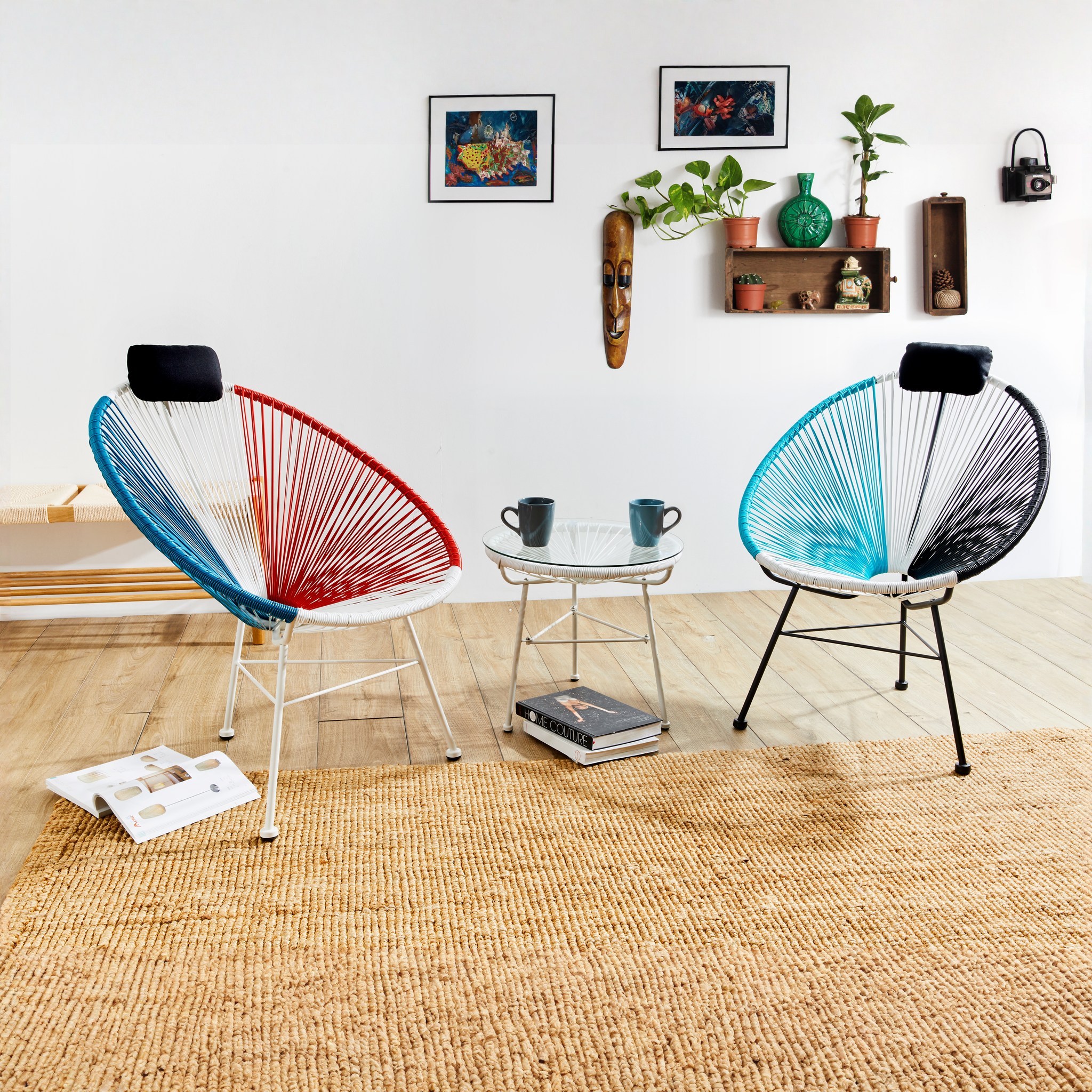 Acapulco Side Table - Black, Acapulco by HipVan | HipVan