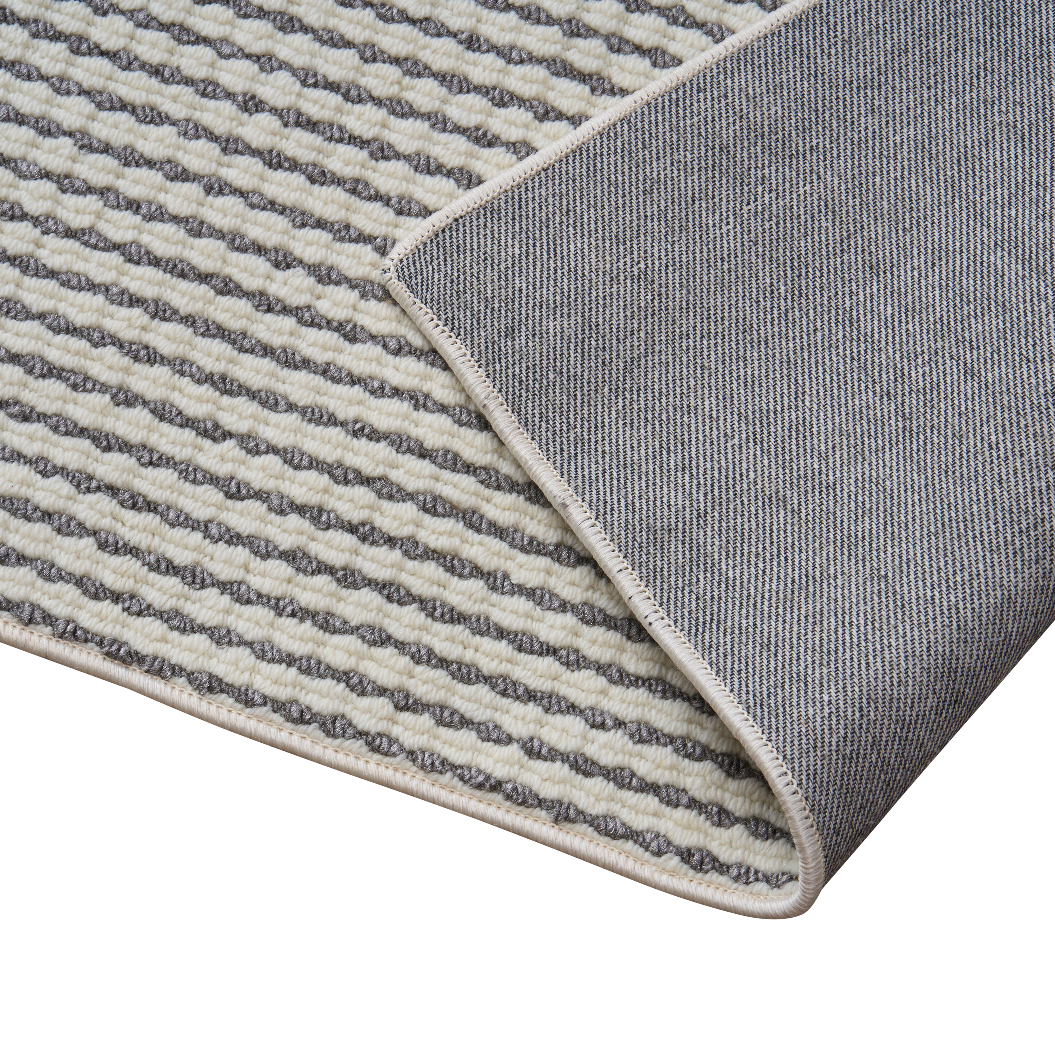 Pheobe Low Pile Wool Rug - Stone (3 Sizes), Rugs by HipVan | HipVan