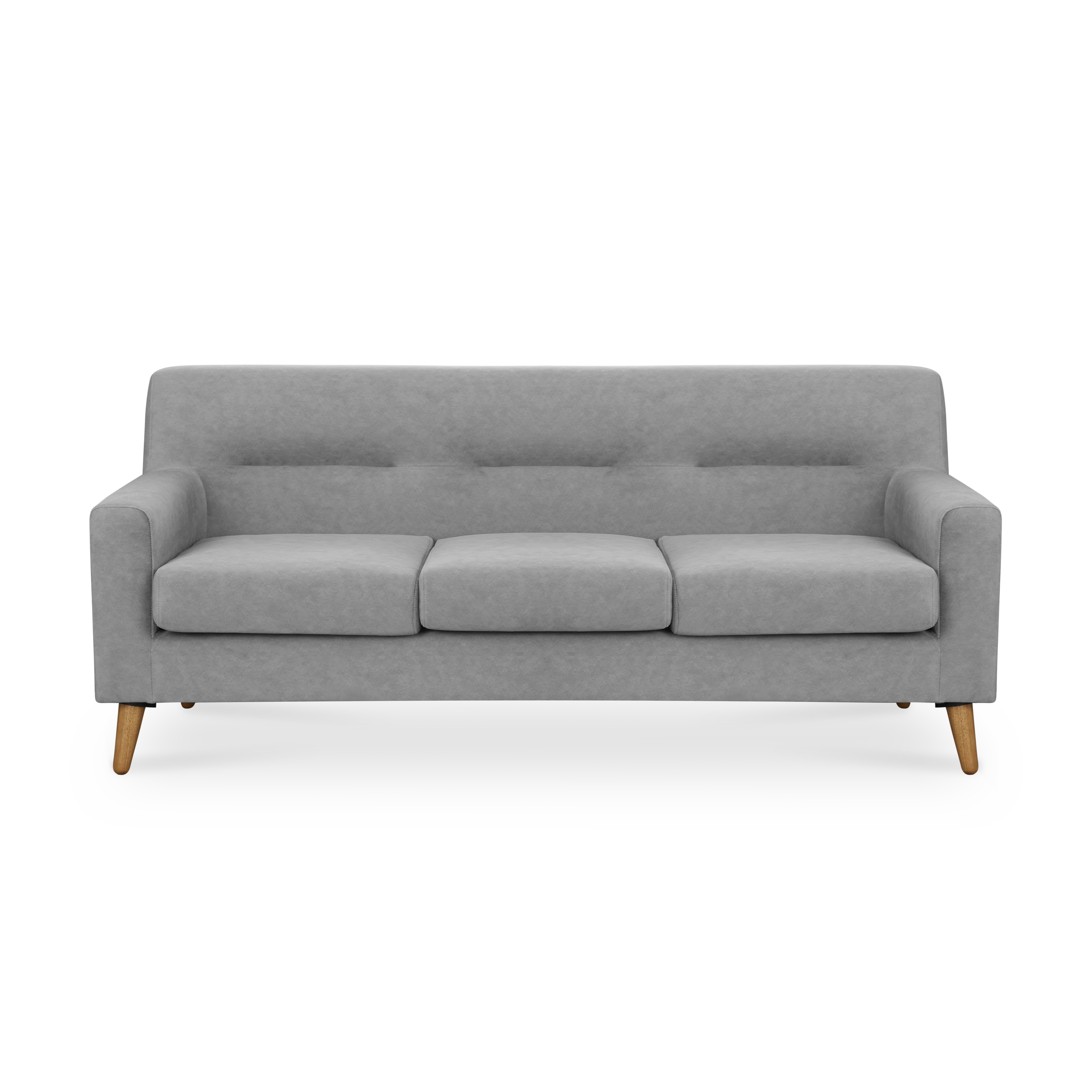 Damien 3 Seater Sofa - Grey (Scratch Resistant), Damien by HipVan | HipVan