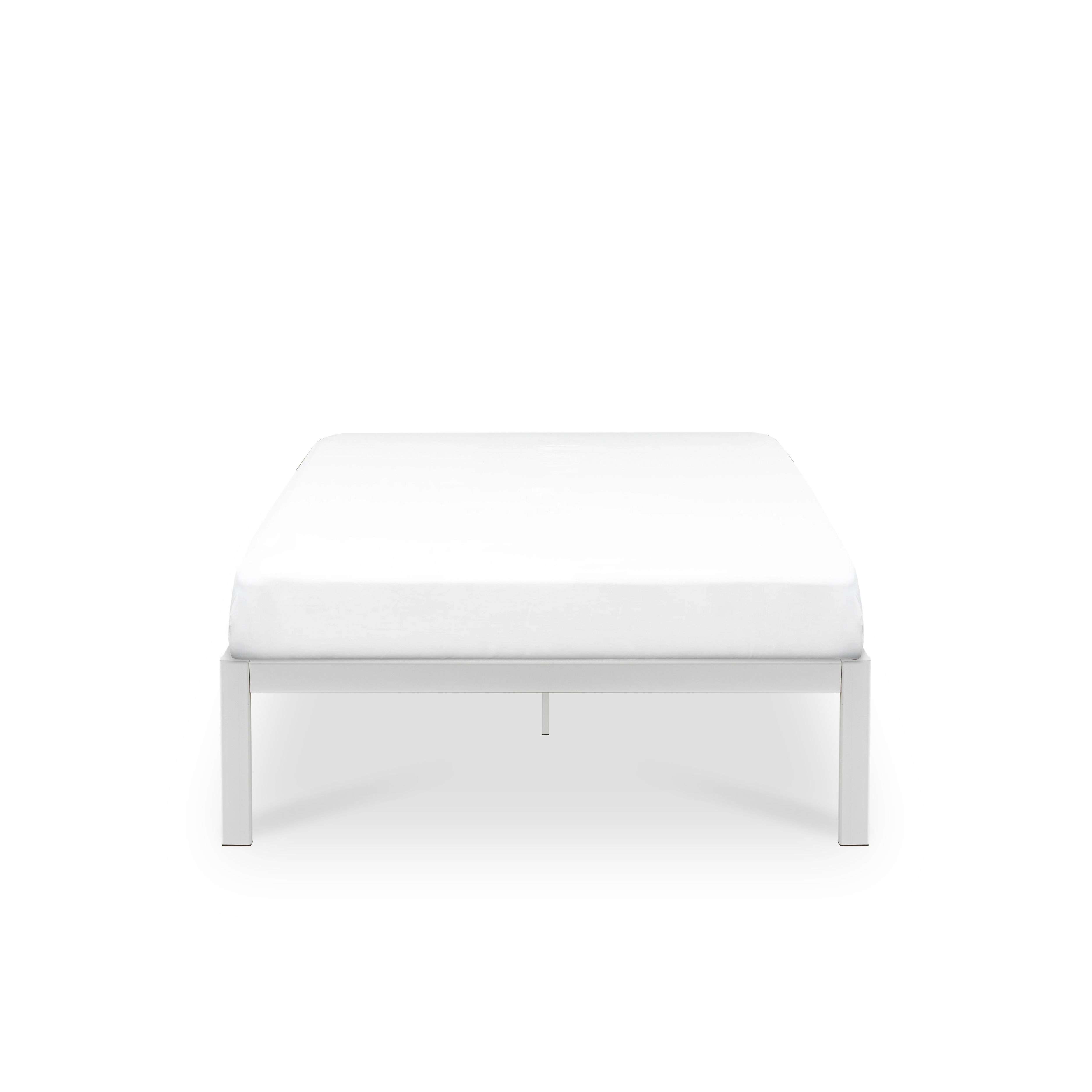 Yves Single Metal Divan Bed - White, Metal Bed Frames by HipVan | HipVan