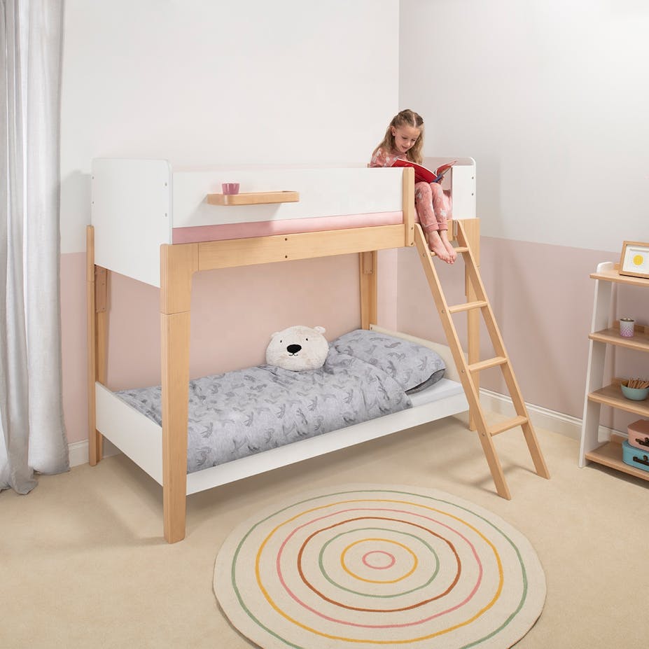 Natty Boori Single Bunk Bed Barley White And Almond Boori Aus Hipvan