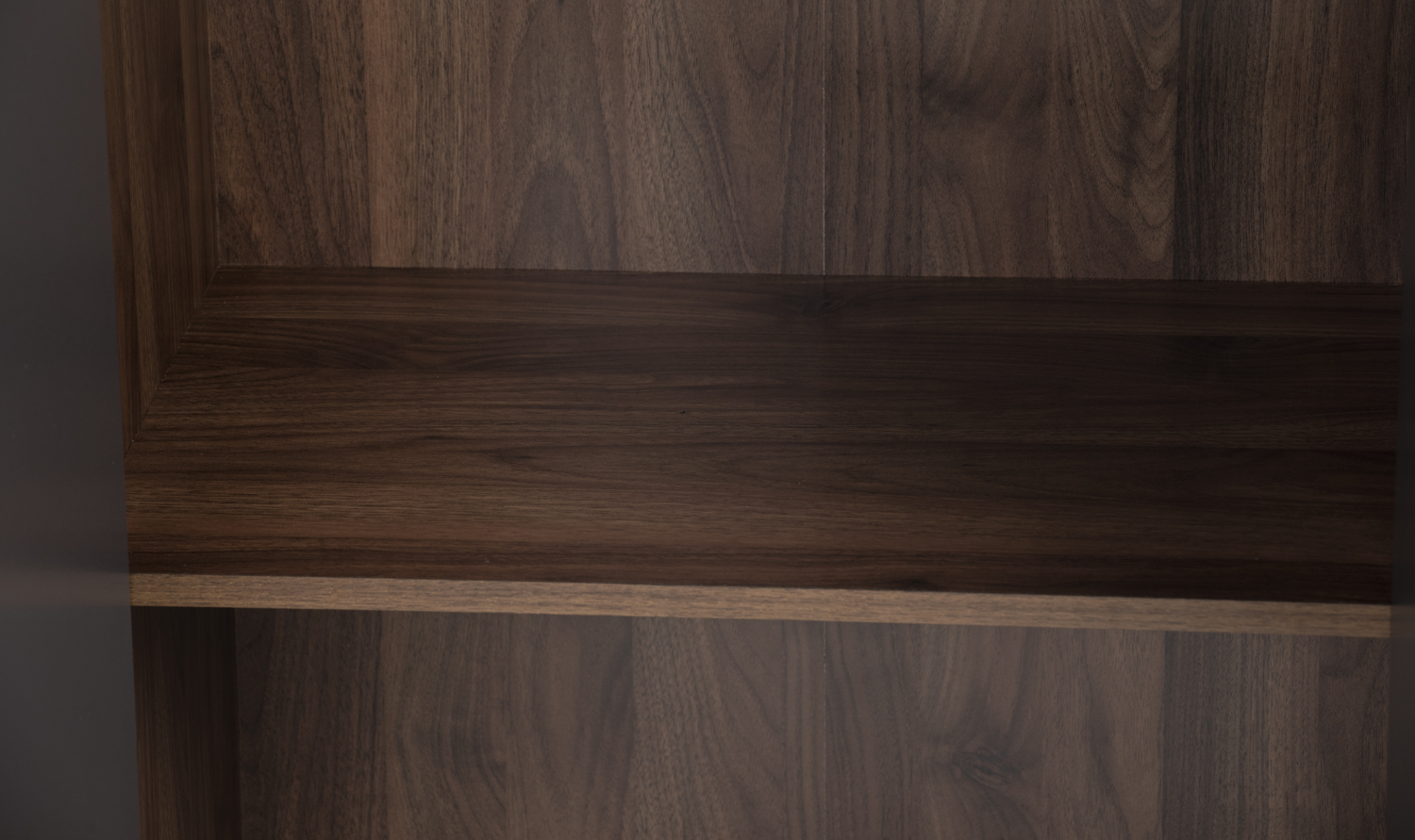 Miah 3 Door Wardrobe - Walnut, Grey, HV Basic Beds & Bedroom Storage ...