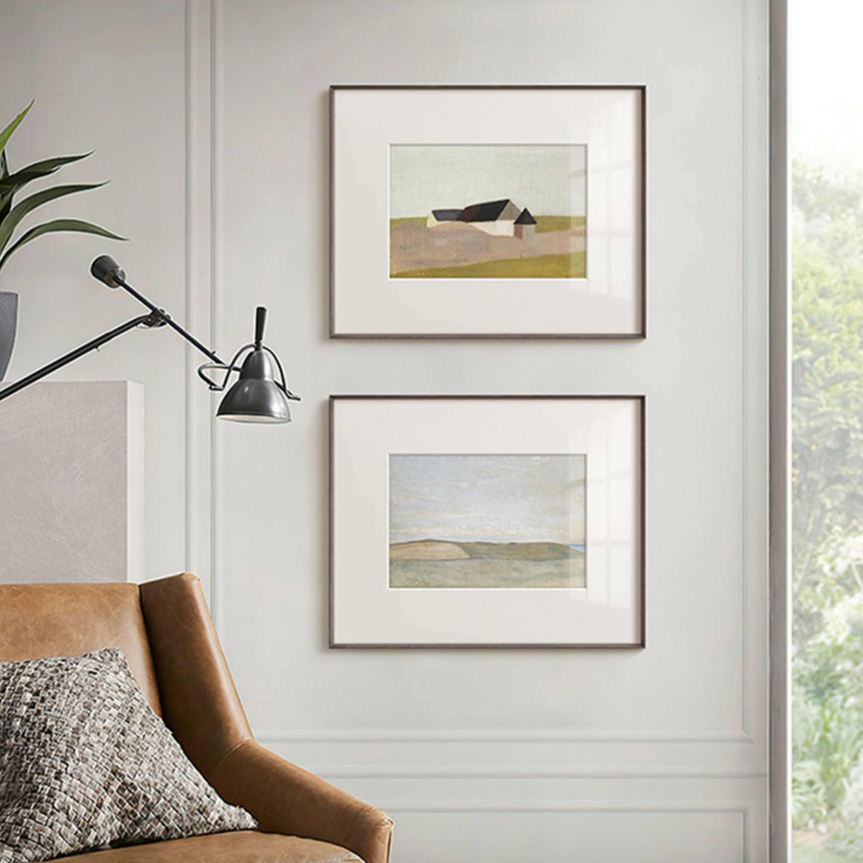 Tranquil Pastures Framed Canvas 40 x 30 cm, Framed Art by HipVan | HipVan