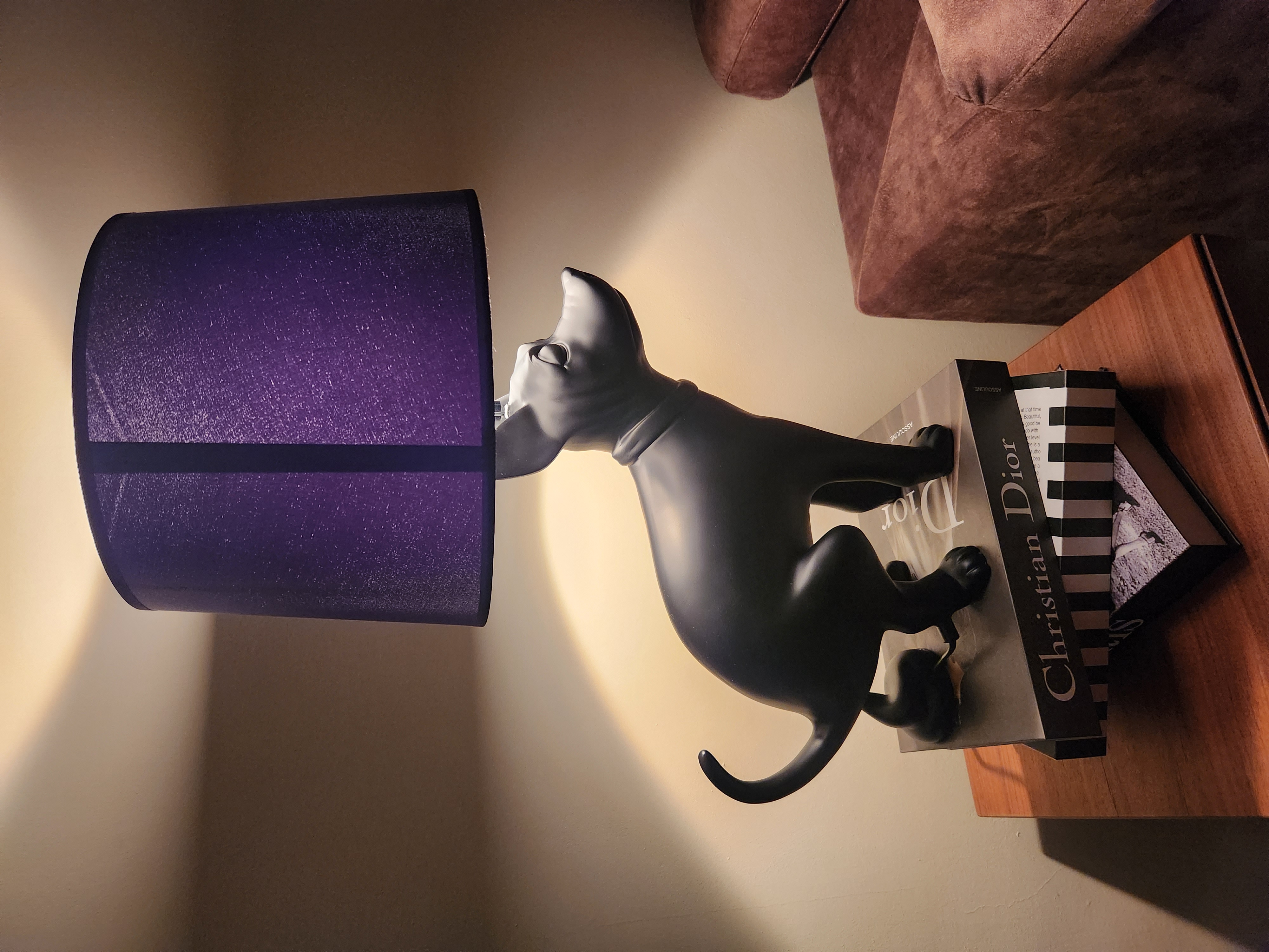 Pooping Dog Table Lamp - Black, Modern Classic Lights | HipVan