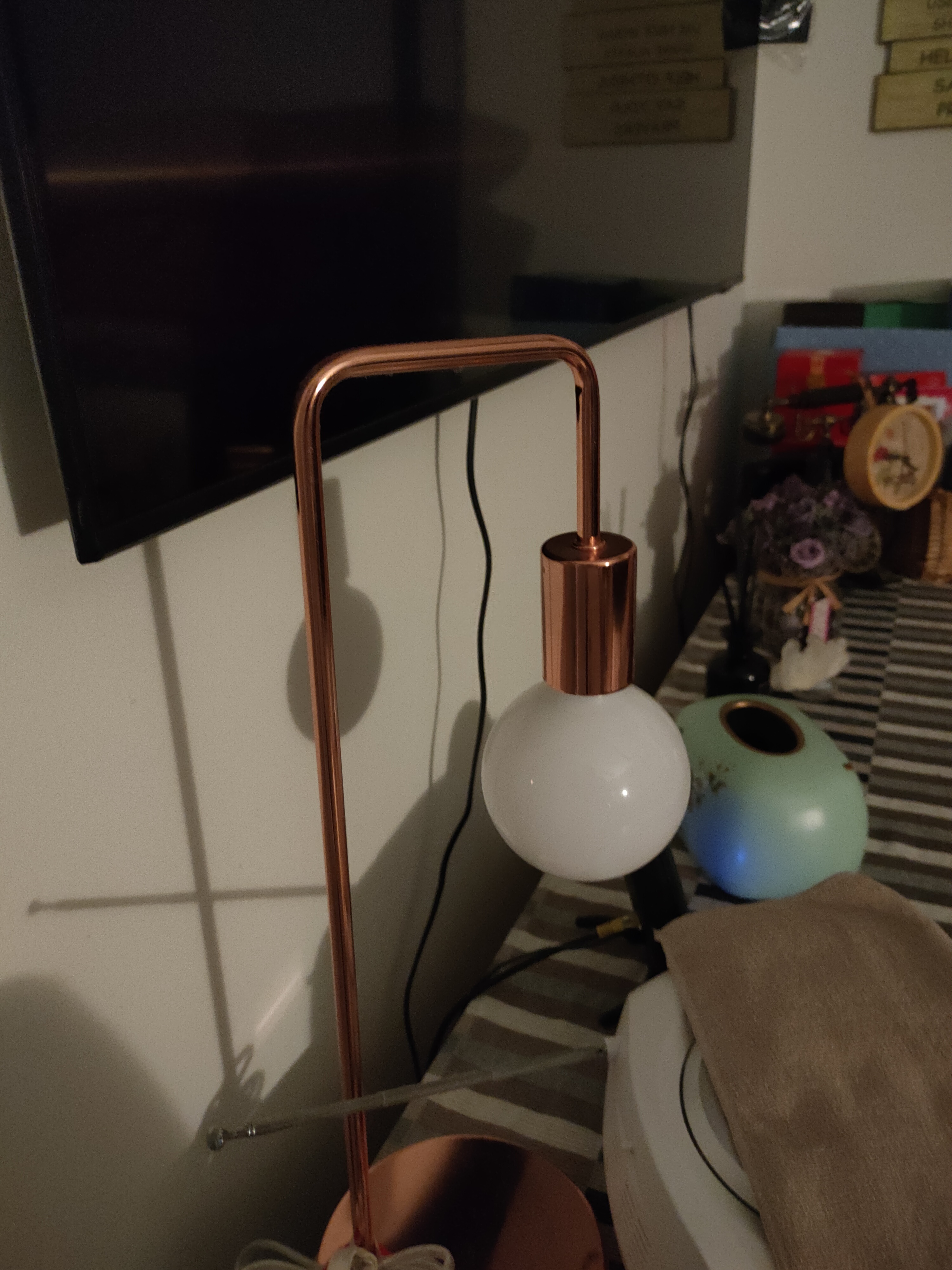 Oro Table Lamp - Copper, Lights By HipVan | HipVan